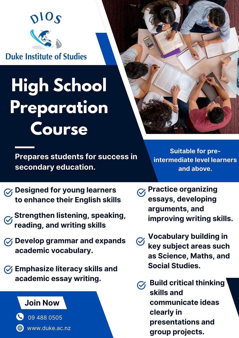 English Courses North Shore Auckland | IELTS Preparation Classes