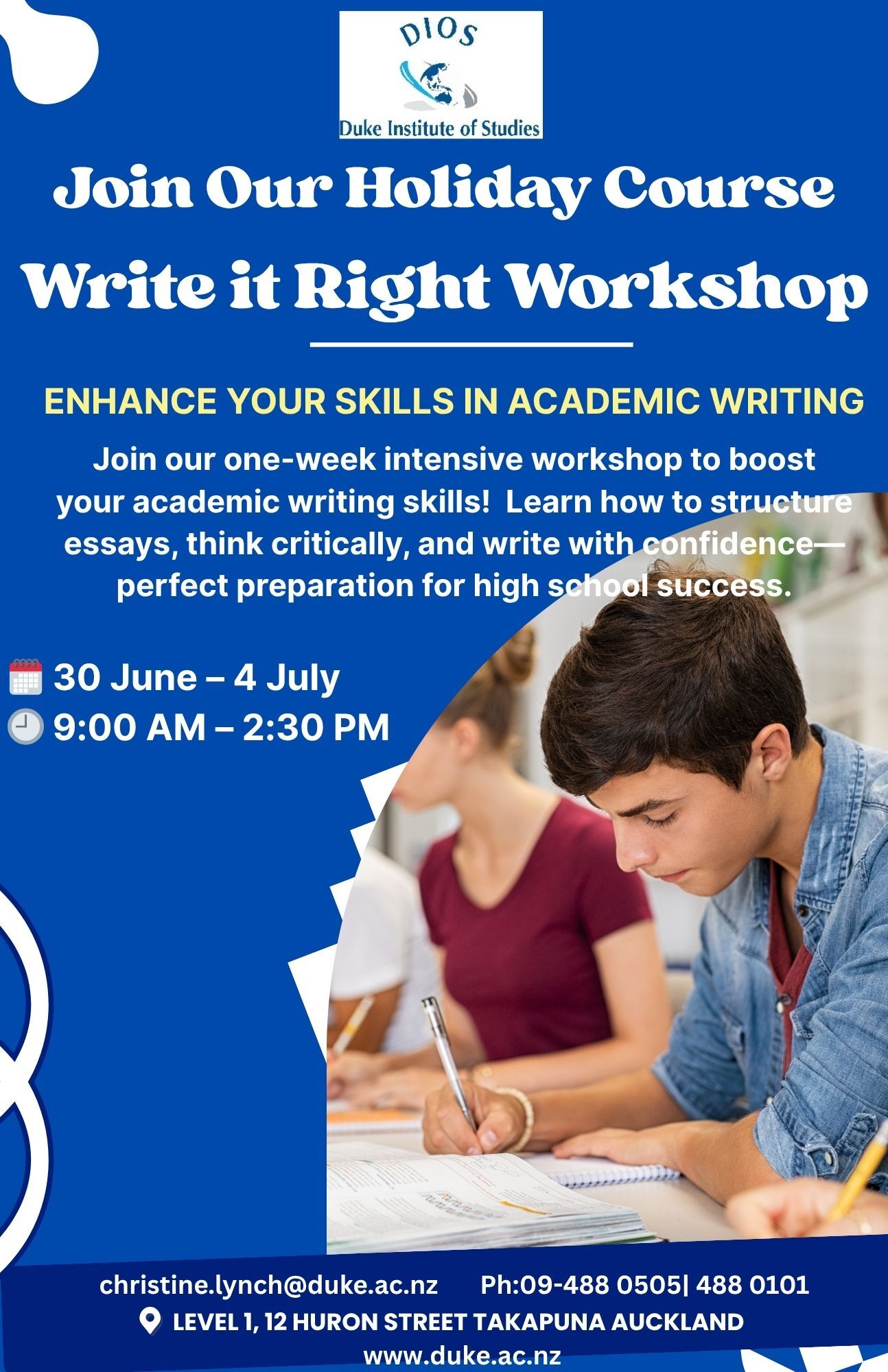 Join our Write it Right Course